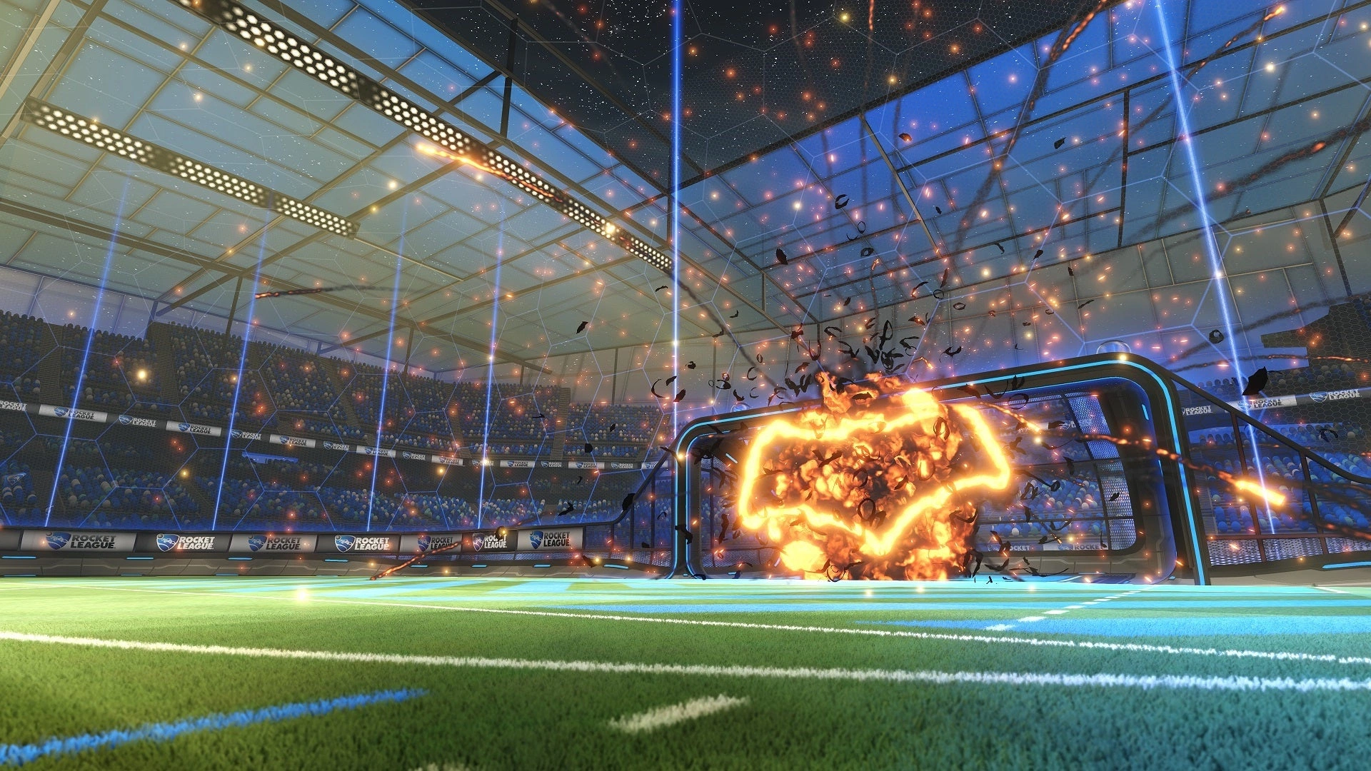 The Batmobile's New Goal Explosion