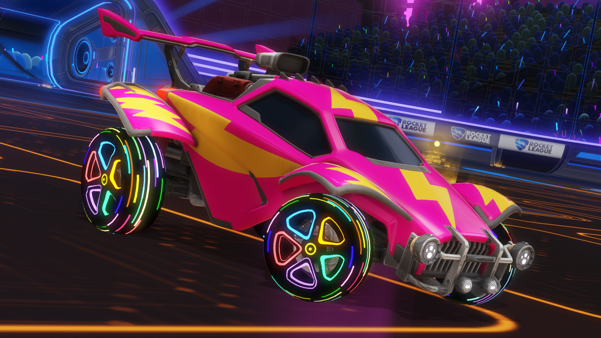 Le vrombissement des roues Rave Roller résonne dans tout Rocket League