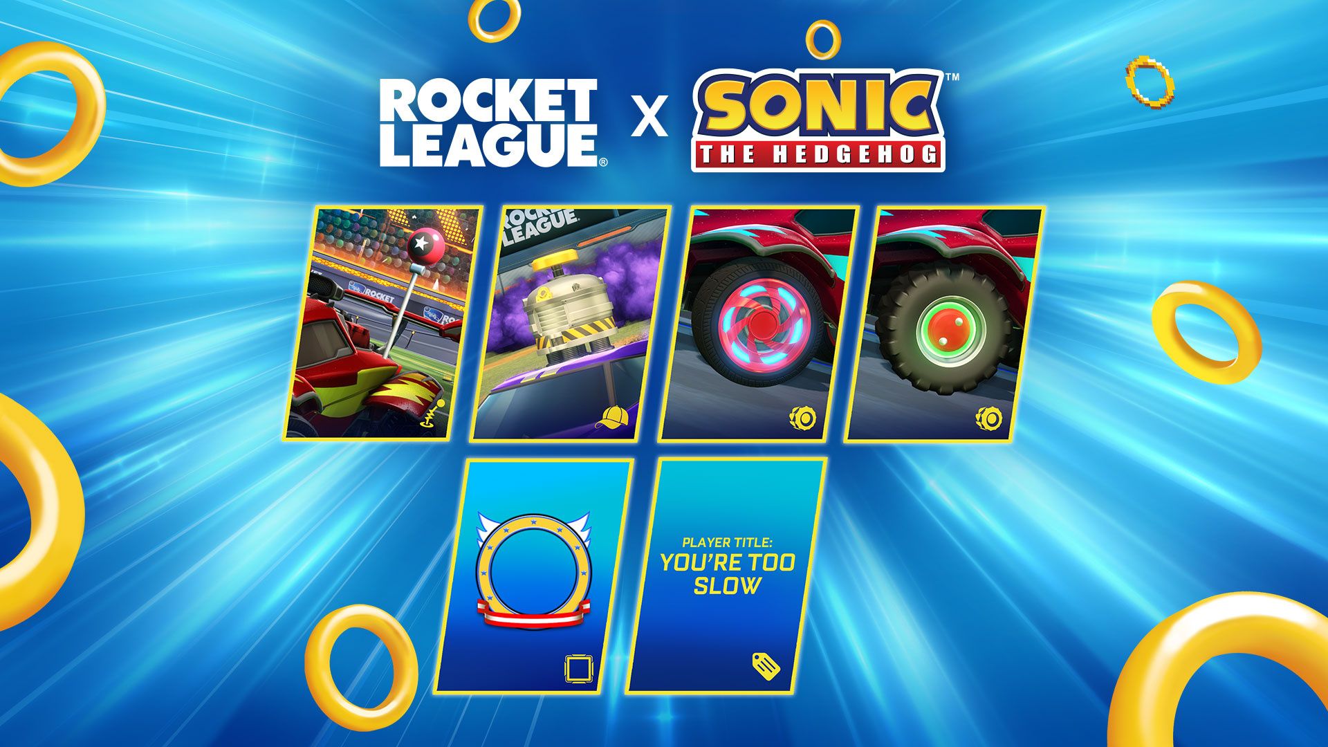 Rocket League x Sonic: devo andare... il resto già lo sai!