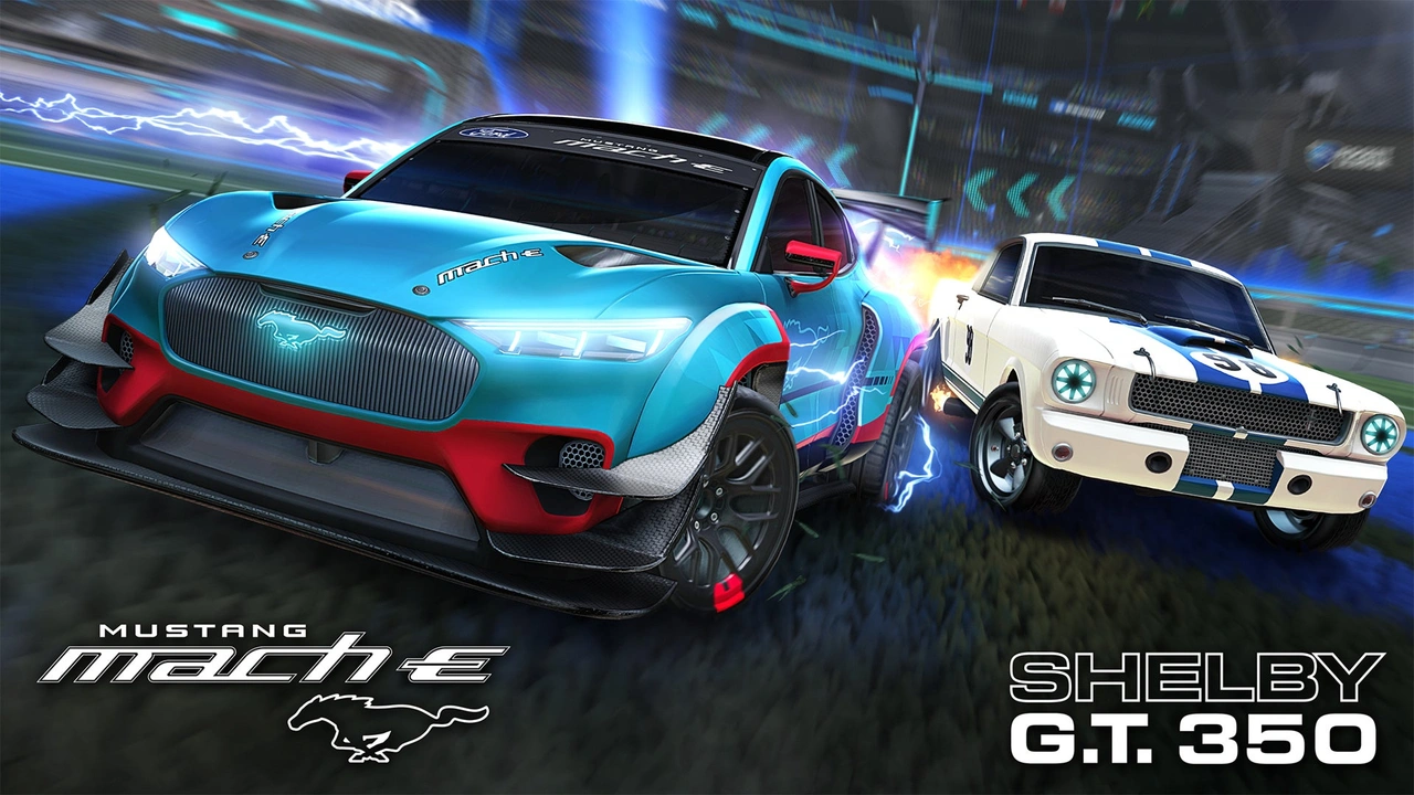 Two Ford Mustang Models Stampede Into Rocket League