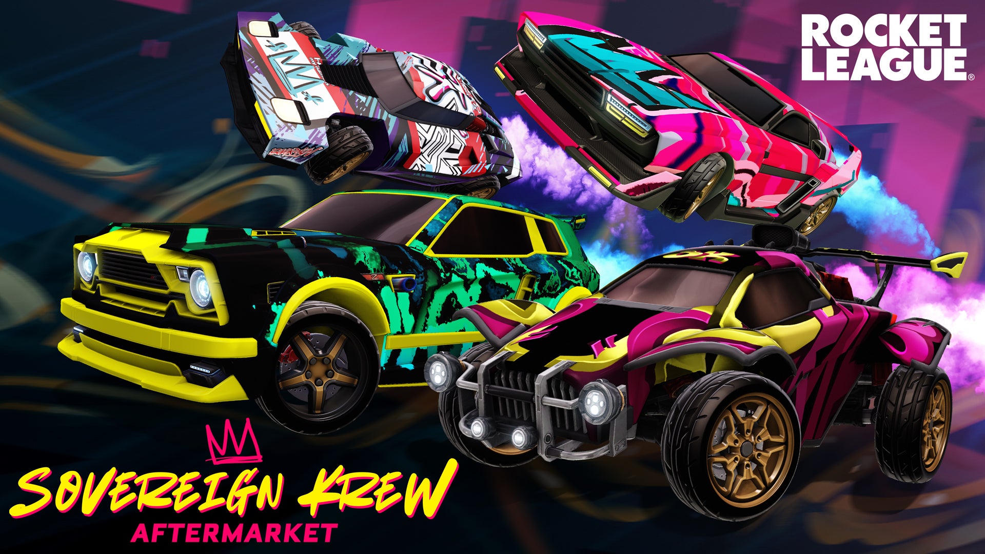 Pave Your Own Path with Sovereign Krew: Aftermarket in Rocket League