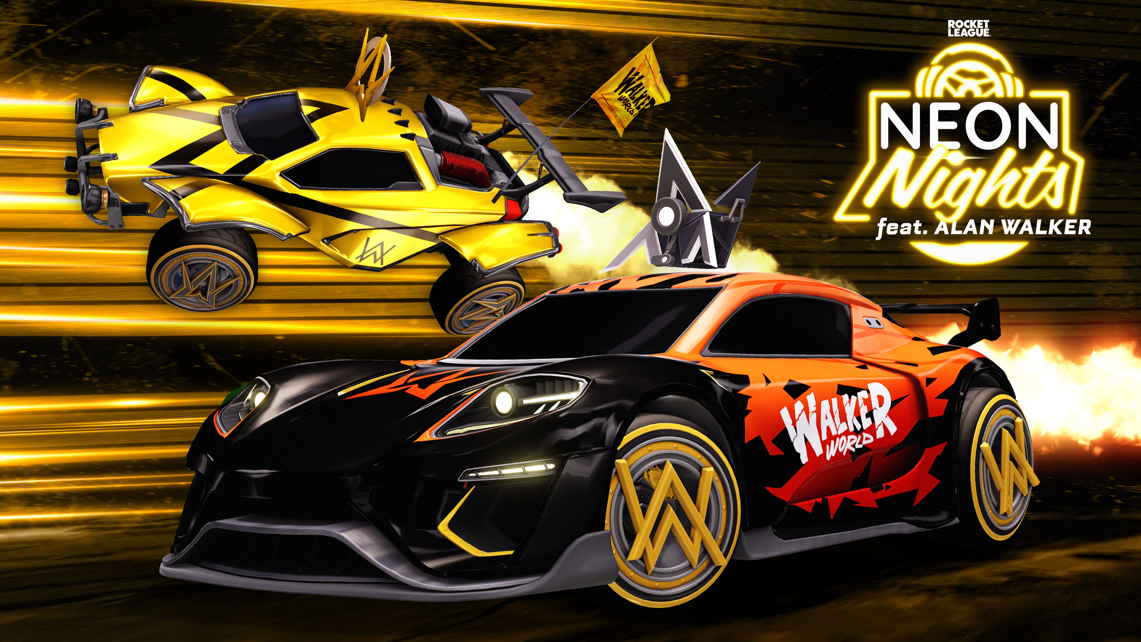 Alan Walker Brings the Beat to Rocket League Neon Nights
